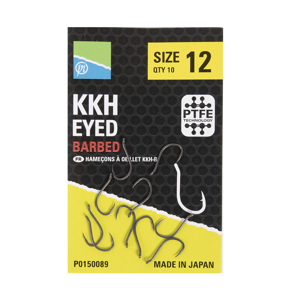 KKH Barbed Hooks - Eyed | UK Match Fishing Tackle For True Anglers ...