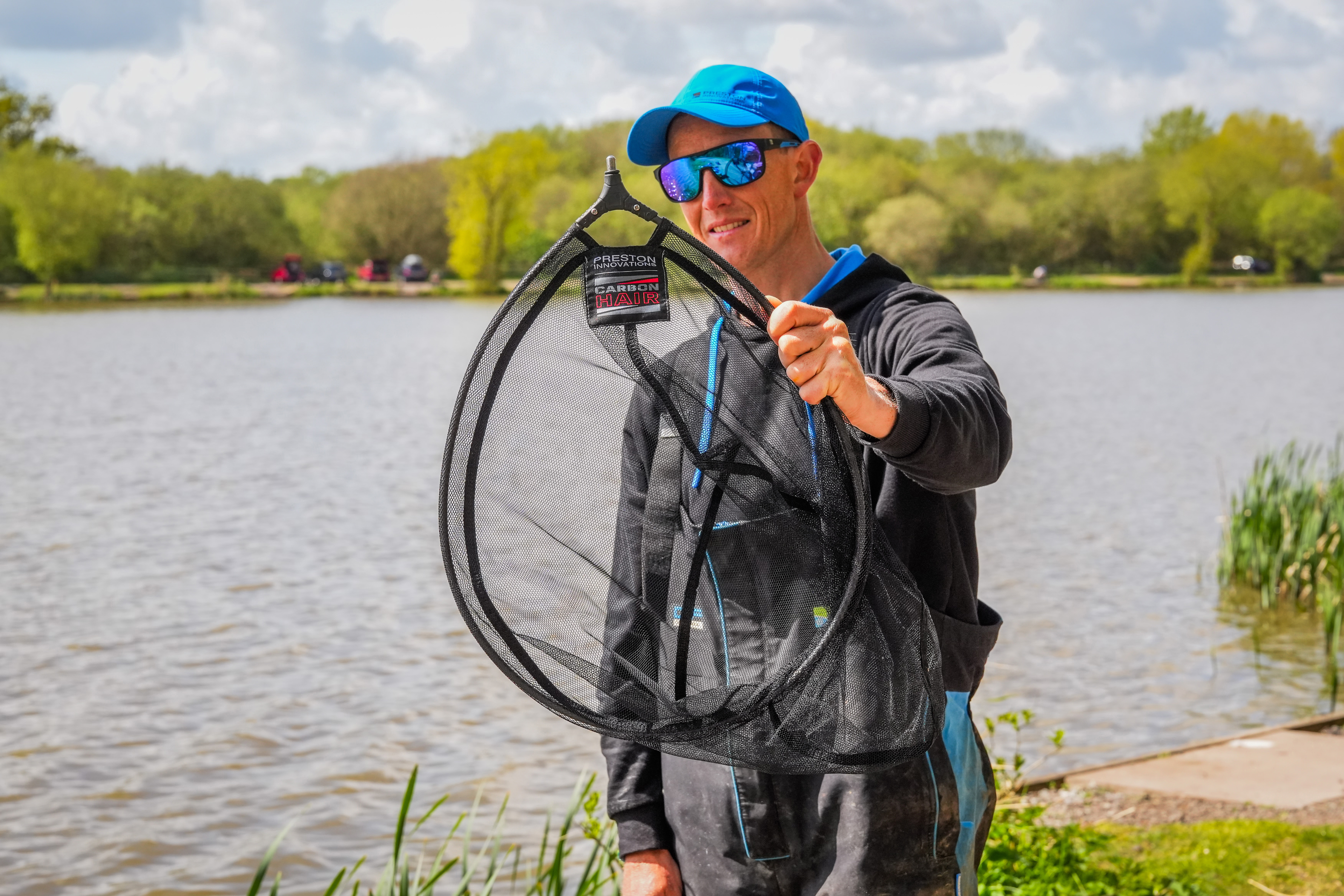 Carbon Hair Mesh Landing Net | UK Match Fishing Tackle For True Anglers | Preston Innovations